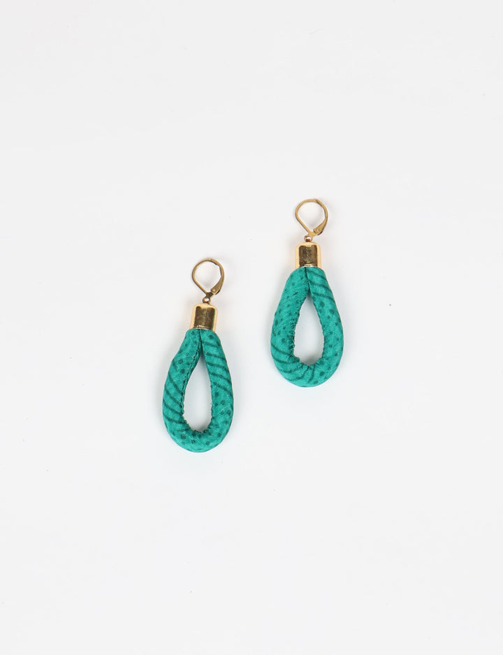 Rope Earrings 163 – I was a Sari
